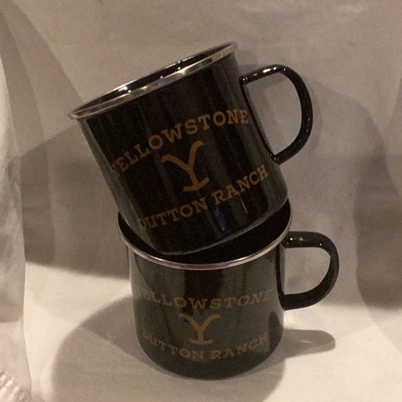 Yellowstone | Kitchen | Yellowstone Dutton Ranch Coffee Mugs Set Of 2 ...